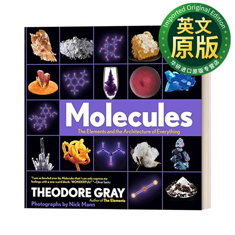 Molecules 视觉之旅 化学世界的分子奥秘 精装 英文版 进口英语原版书籍 英文原版