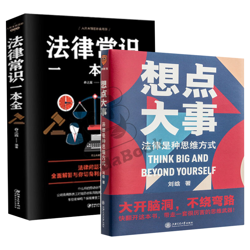 想点大事 法律是种思维方式 刘晗著 人人都该掌握的法律思维 法律基础 法律常识 法律常识全知道