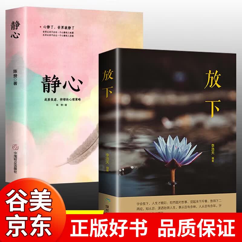 【官方 现货速发】好书 放下书籍别让坏脾气害了你学会放下人生才精彩坦然面对世事 人生没有什么不可放下人生哲学人间值得 通俗读物 心灵鸡汤静心励志与成功书籍樊登弘一法师书籍畅销书 【全2册】放下+静