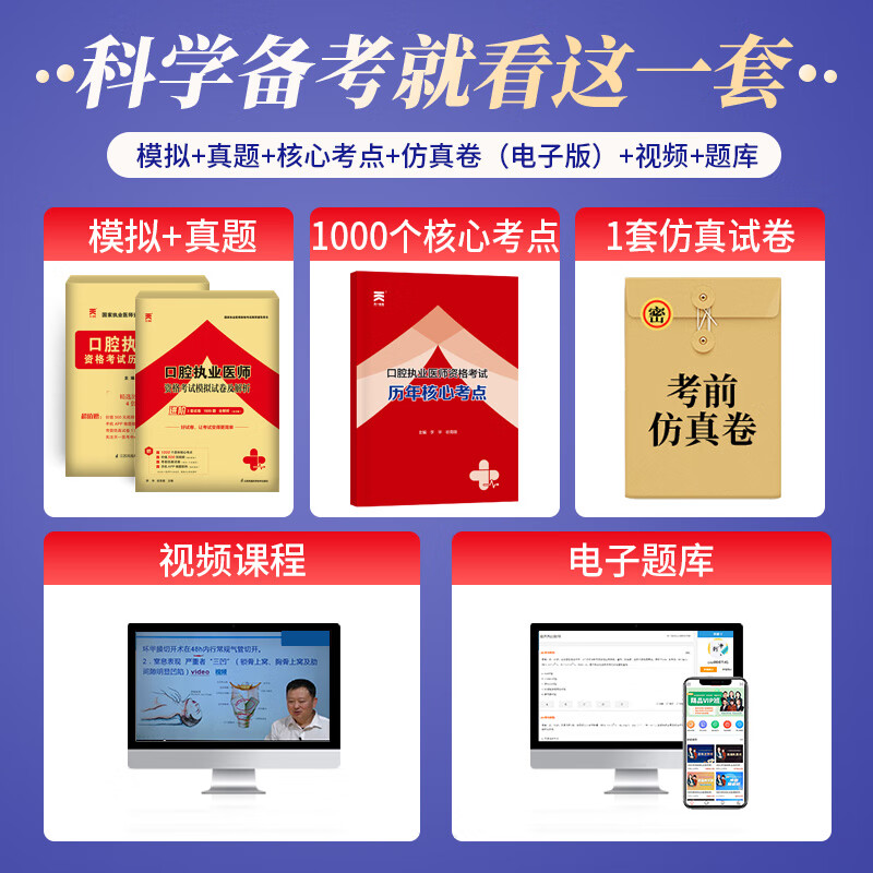 2023年天一口腔执业医师资格考试历年真题精析考前冲刺模拟试卷及详解全套口腔执业医师试卷真题模拟口腔医师