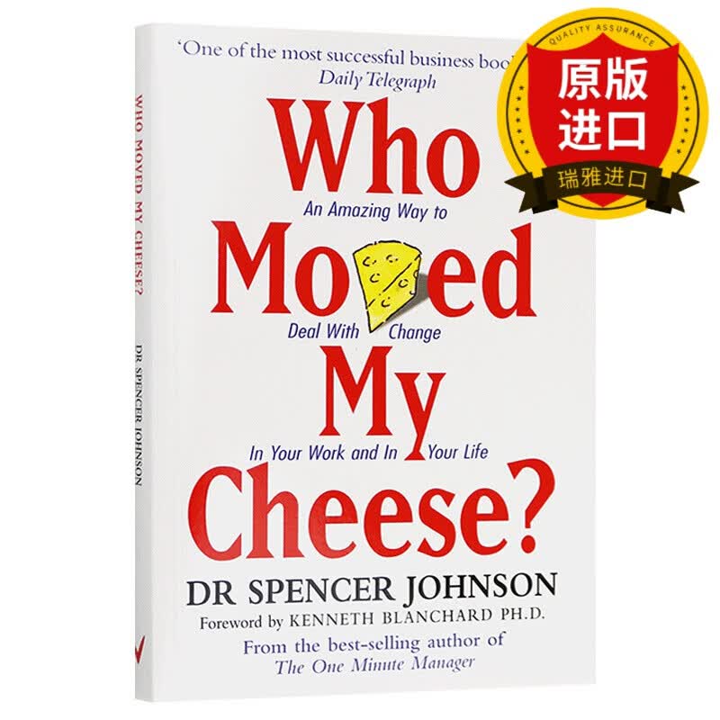 谁动了我的奶酪 英文原版 Who Moved My Cheese 斯宾塞约翰逊经典 经济管理书籍