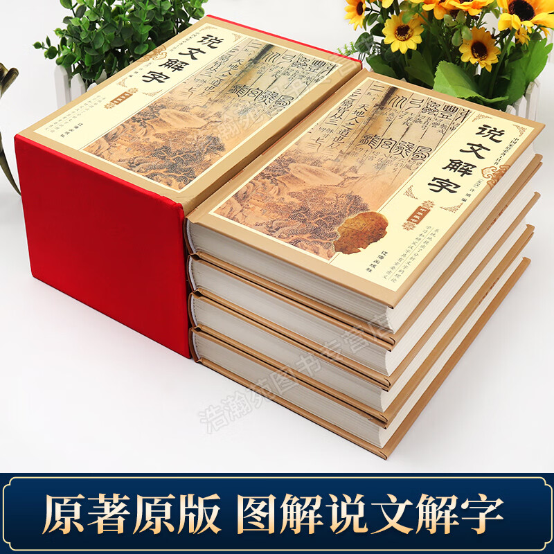 说文解字原版 许慎著全版 全今释图解540部首篆书字注解 精装大字本说文解字注段玉裁注中华书局小学生版