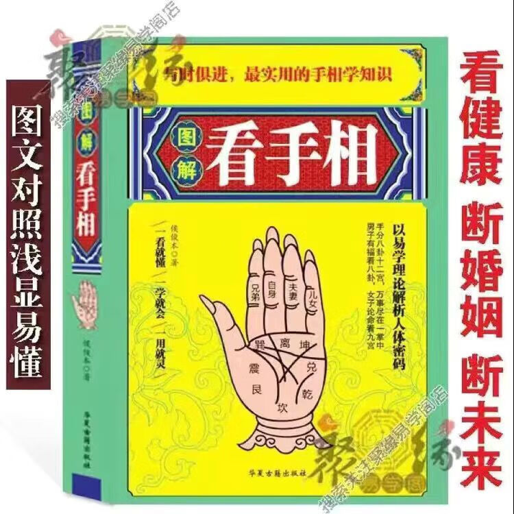 图解版面相手相版面相合集32K实用书籍 看手 单本