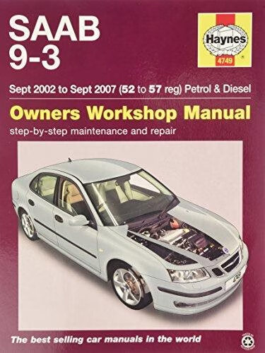 Saab 9-3 Petrol & Diesel (Sept 02 - Sept 07) Haynes Repair Manual