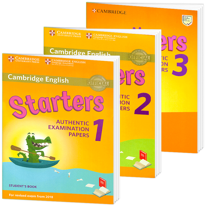 剑桥少儿英语YLE一级官方考试教材含在线学习账号Cambridge English fun for 配套YLE真题starters全套3册（9套试卷）