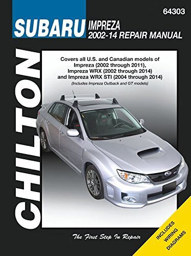 Subaru Impreza, (02-11), WRX (02-14) & WRX STI (04-14) (Includes Impreza Outback and GT