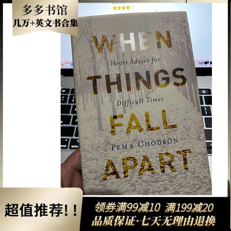 现货When Things Fall Apart by Pema Chodron纸质版英文