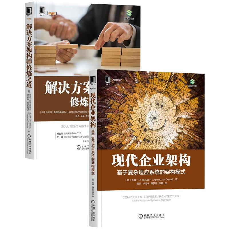 [套装书]现代企业架构:基于复杂适应系统的架构模式+解决方案架构师修炼之|8088264