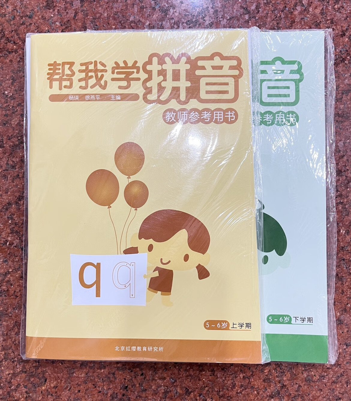 全2册教师用书帮我学拼音上+下教师用书 幼小衔接幼儿园教师教案