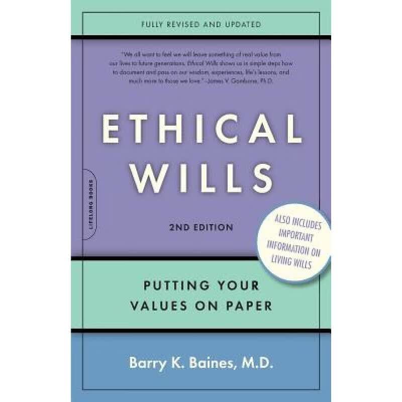 Ethical Wills: Putting Your Values on Paper