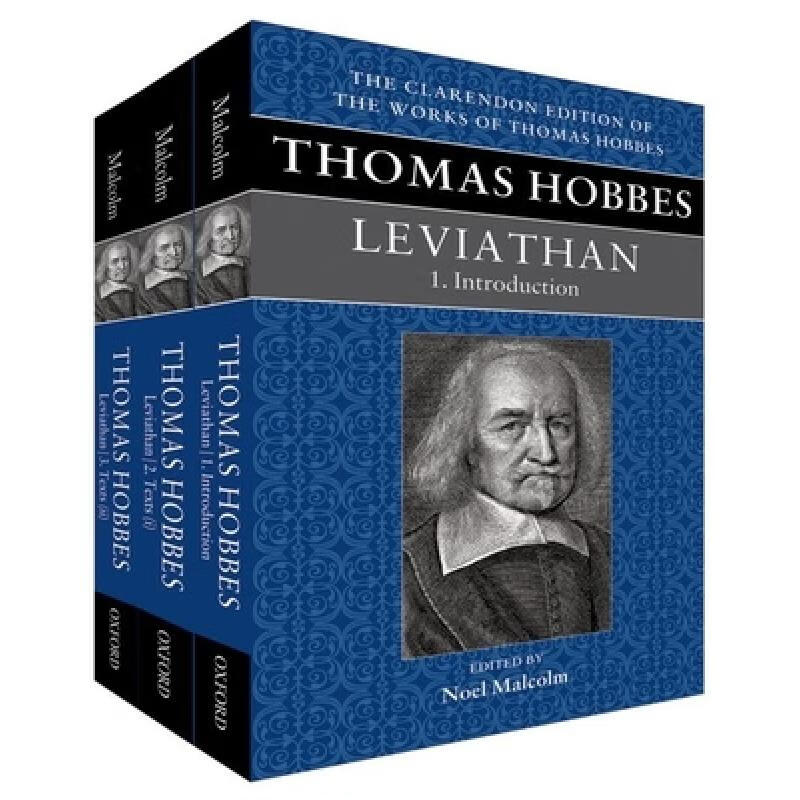 【卷二，卷三套装】Thomas Hobbes: Leviathan 2 volumes ...