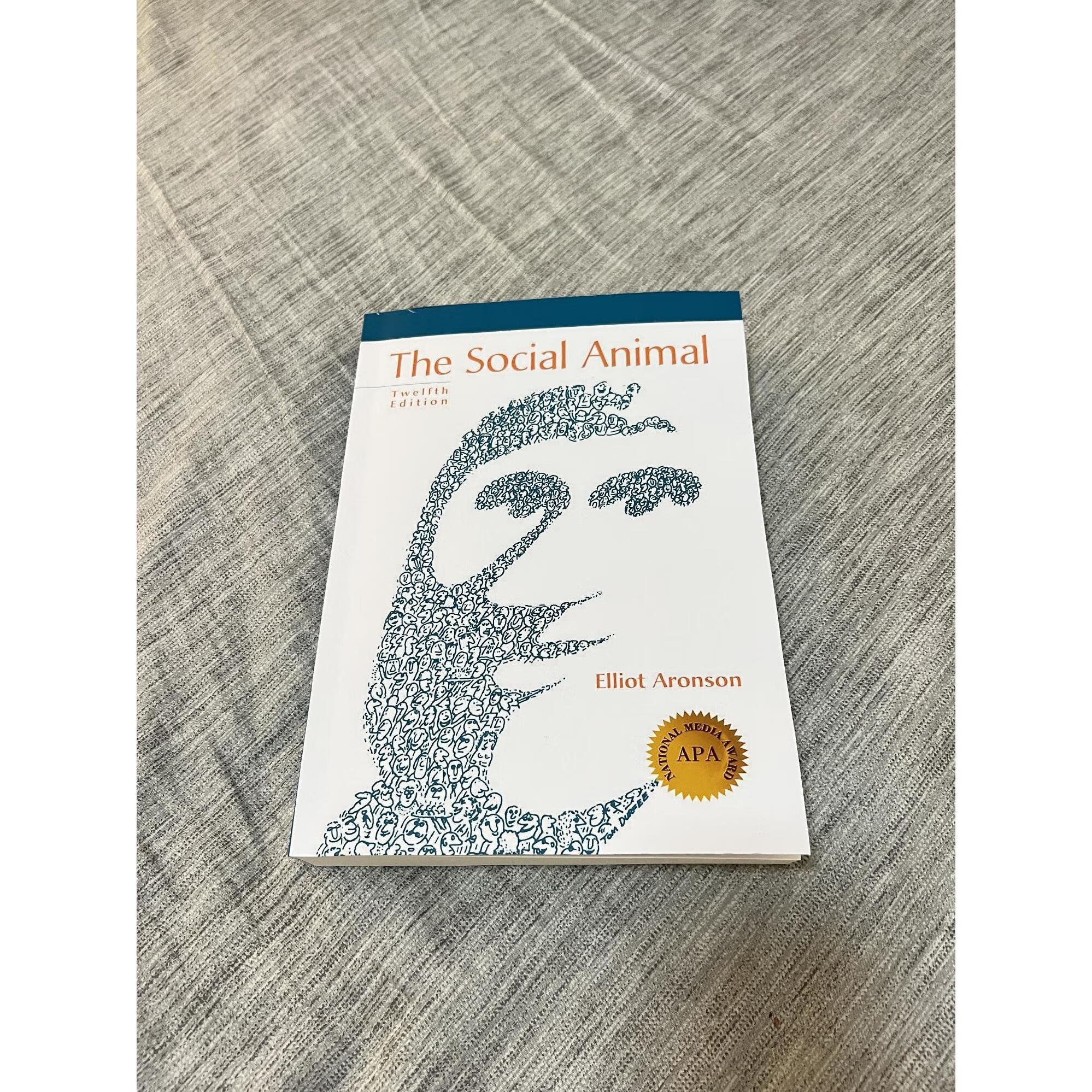 现货The Social Animal by Elliot Aronson英文纸质书 纸质书