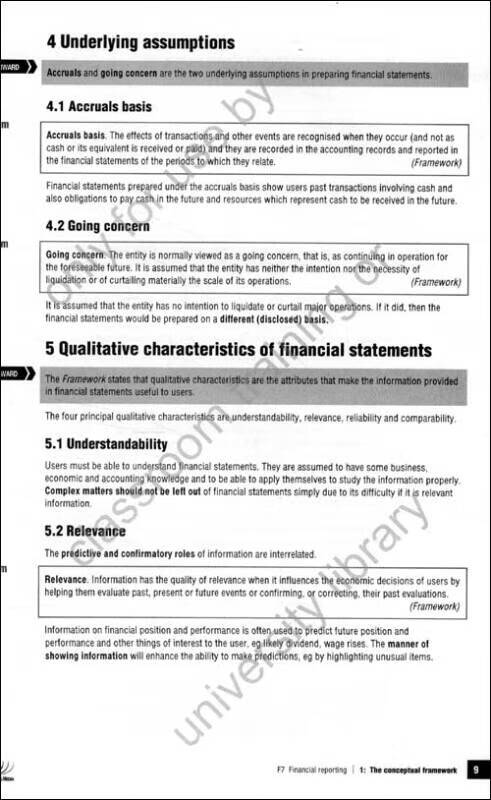 【书】ACCA PAPER F7财务报告