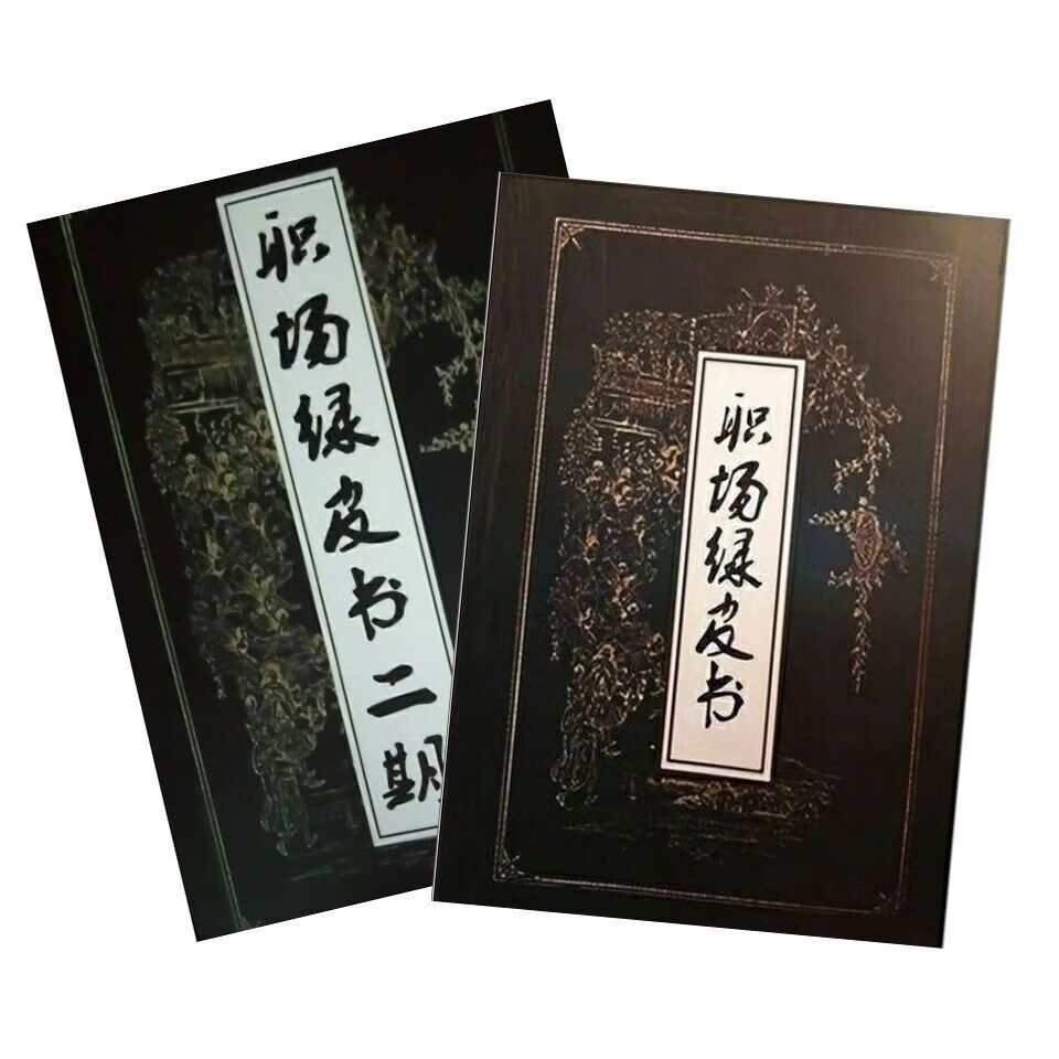 职场绿皮书1期2期 职场权谋厚黑术 职场绿皮书（1套2本）