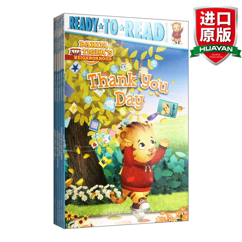 Daniel Tiger Ready-to-Read Value Pack Thank You Day 英文原版 小老虎丹尼尔的邻居套装6册Ready to Read Level 1系列 英文版