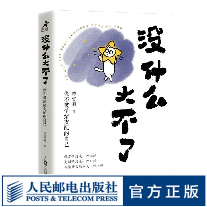 没什么大不了 ：做不被情绪支配的自己 情绪心理学书籍情绪控制方法管理情绪焦虑抑郁心理疏导心理自助自我疗愈成长