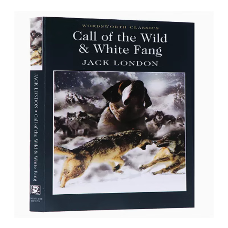 进口英文原版小说 野性的呼唤 白牙 Call of the Wild White Fang 世界文学名著中短篇小说读物 Jack London 现货