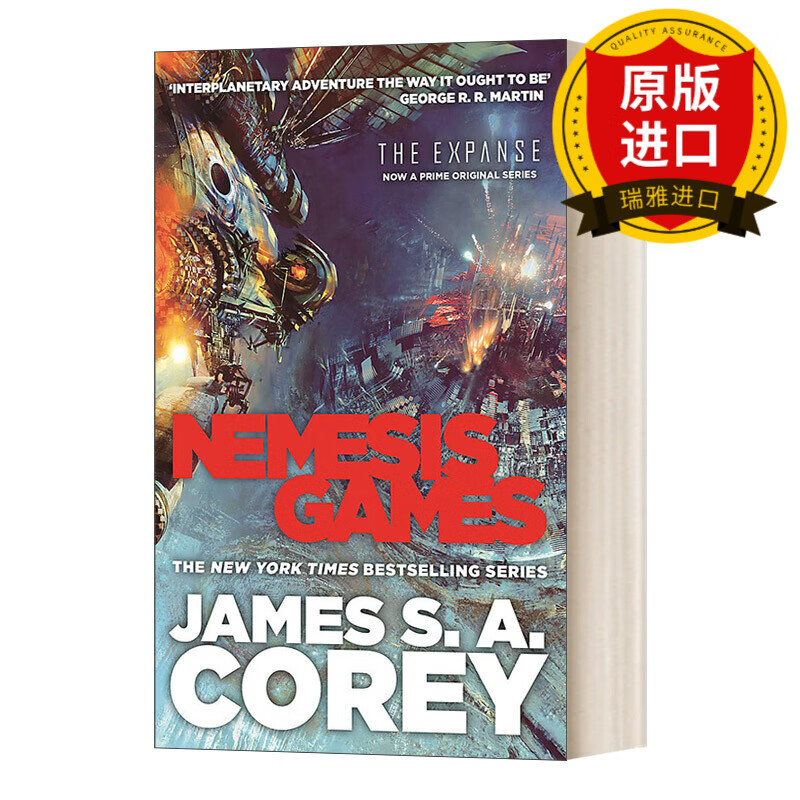 英文原版 Nemesis Games 苍穹浩瀚5 复仇游戏 英文版 进口英语原版书籍