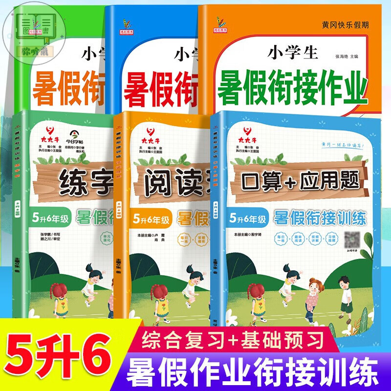 五年级下册期末试卷 暑假作业五升六人教版5年级下册期末冲刺100分测试卷期末复习真题卷暑假衔接作业 三本期 六本装：暑假作业+暑假专项