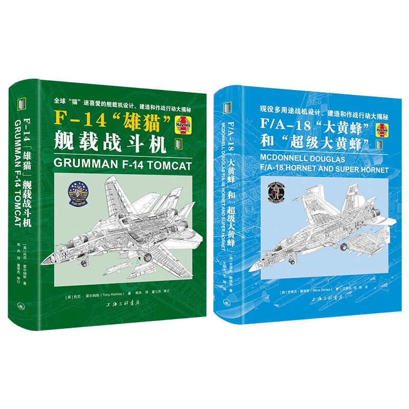 【套装2本】翻译Haynes F/A-18“大黄蜂”和“超级大黄蜂”舰载战斗机+F-14“雄猫”