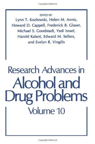 Research Advances in Alcohol and Drug Problems