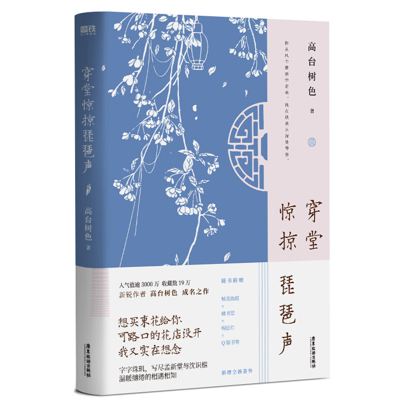 穿堂惊掠琵琶声 高台树色高口碑代表作实体书 言情青春校园文学耽书美原耽长佩都市晋 小说白日事故思绪