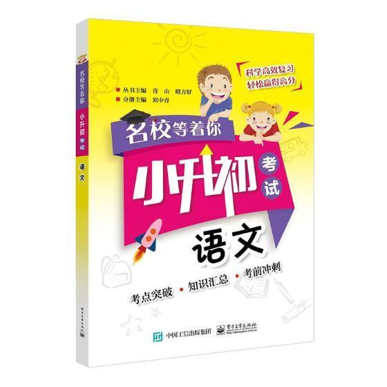小升初考试：语文刘中青电子工业出版社9787121335914 中小学教辅书籍