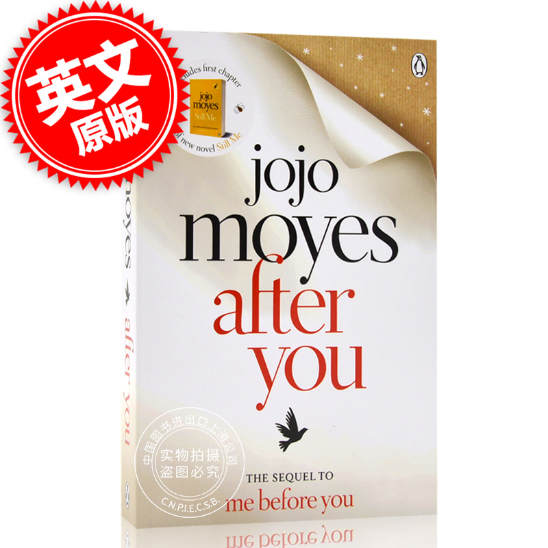 现货 你转身之后 英文原版 After You 乔乔·莫伊斯 Jojo Moyes 遇见你