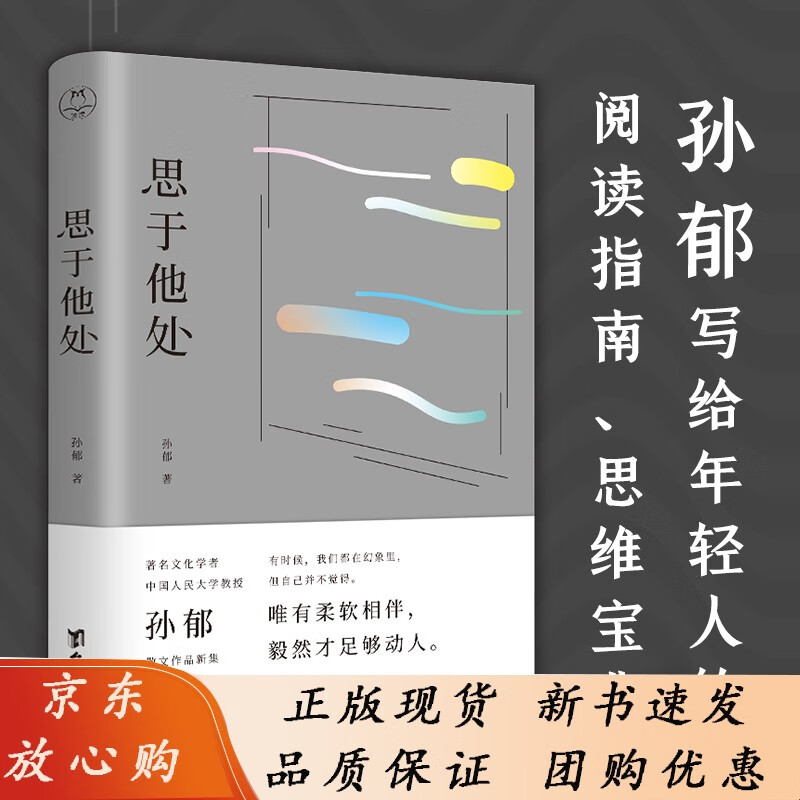 思于他处 原人民大学文学院院长鲁迅博物馆馆长孙郁全新随笔集 写给当代读者的阅读进阶指南思维独立宣言