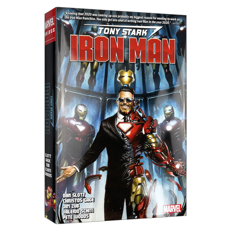 Tony Stark Iron Man by Dan Slott Omnibus 英文原版 漫威漫画 托尼·史塔克 钢铁侠合集 Dan Slott 英文版 进口英语原版书籍