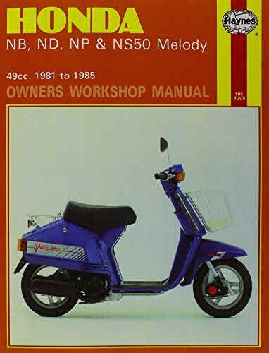 Honda NB, ND, NP & NS50 Melody (81 - 85) Haynes Repair Manual