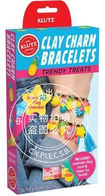 现货 粘土魅力手镯:时尚潮流 Klutz儿童手工系列 英文原版 Clay Charm Br