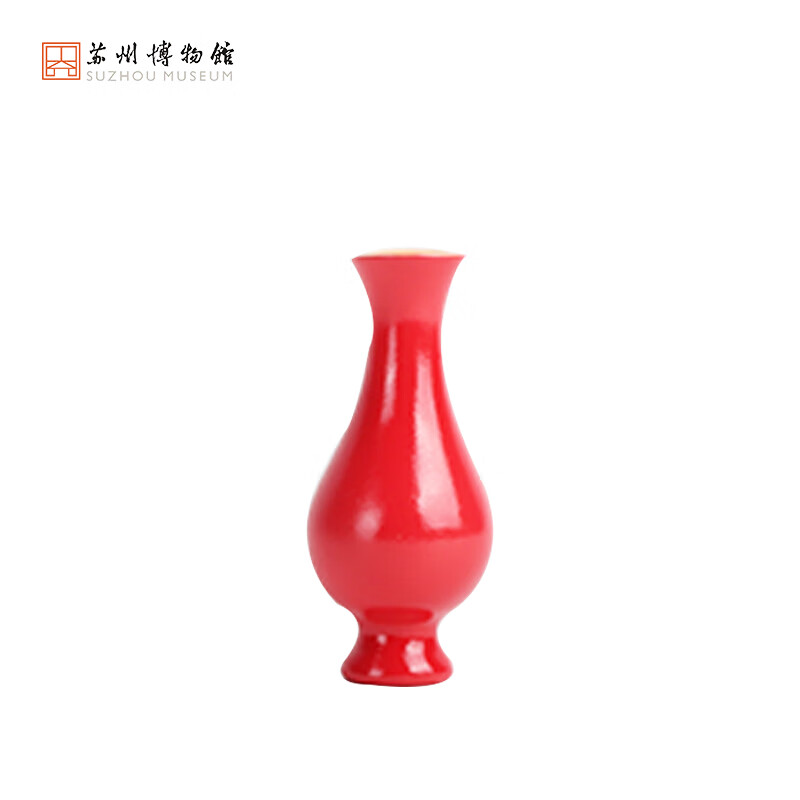 陶冶之珍冷瓷冰箱贴吸瓷创意精美古窑釉瓷器家居饰品 郎窑尊 小