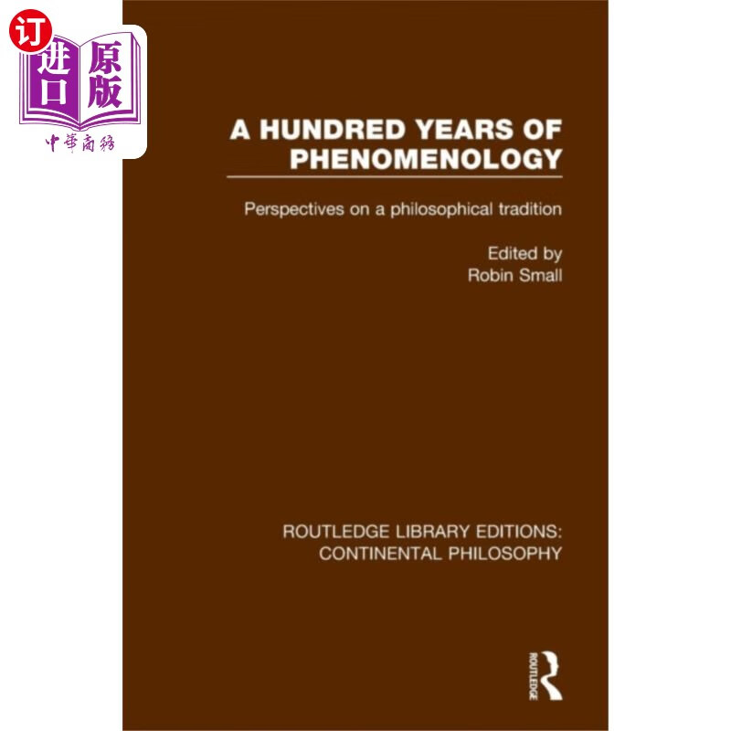海外直订Hundred Years of Phenomenology 《百年现象学
