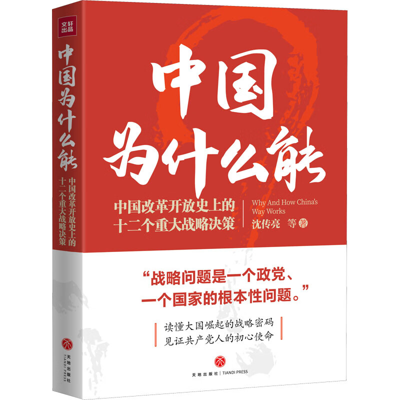 中国为什么能 沈传亮 等 书籍 图书
