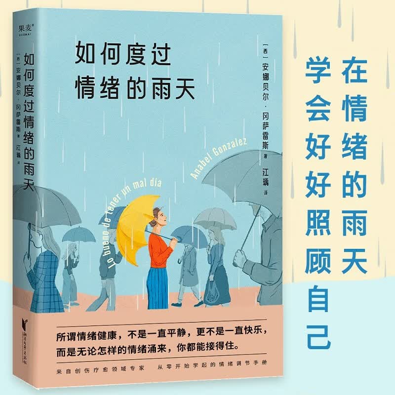 如何度过情绪的雨天  来自创伤疗愈专家 从零开始学起的情绪调节手册 心理自助 果麦出品