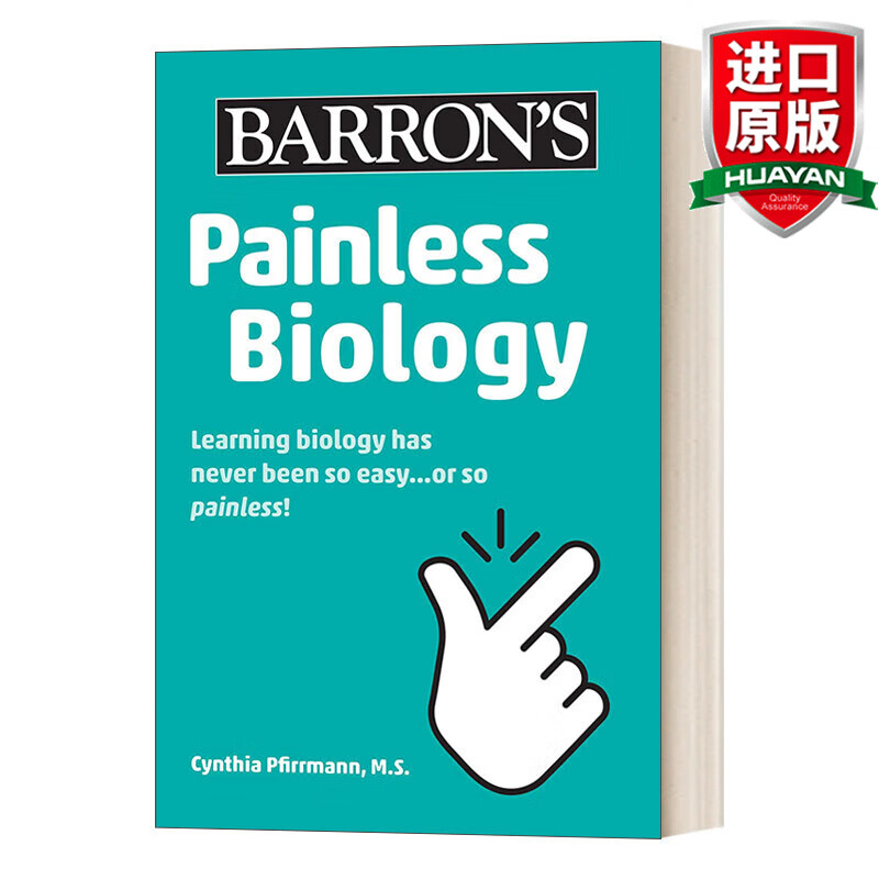 Painless Biology 英文原版 巴朗无痛生物 英文版 进口英语原版书籍