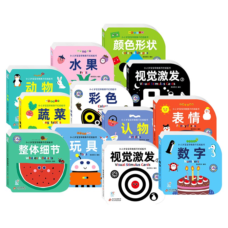 0-2岁宝宝早教撕不烂纸板书·表情