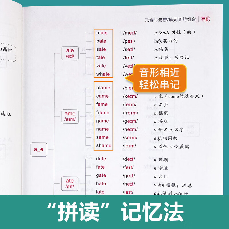 小学英语单词自然拼读快速记单词发音规则表思维导图练习本练字帖 小学语法(讲解+练习)2本