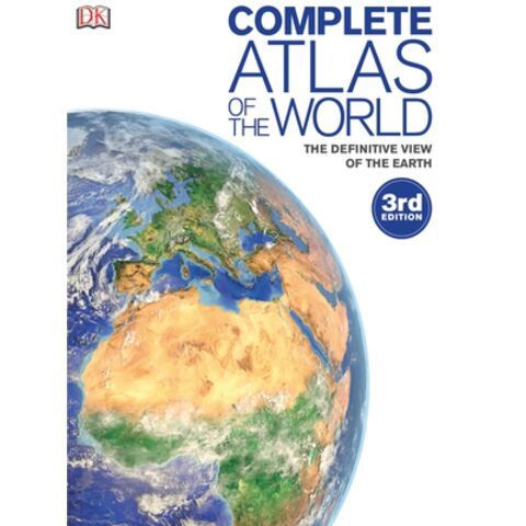 全彩纸质英文完整世界地图集三版CompleteAtlasoftheWorld