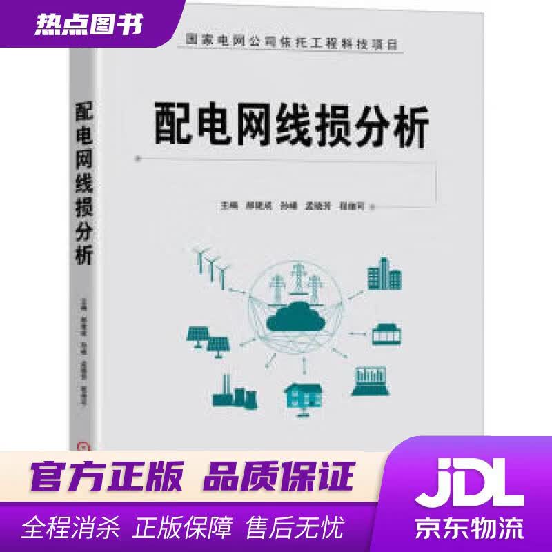 【 官方】配电网线损分析 郝建成 机械工业出版社