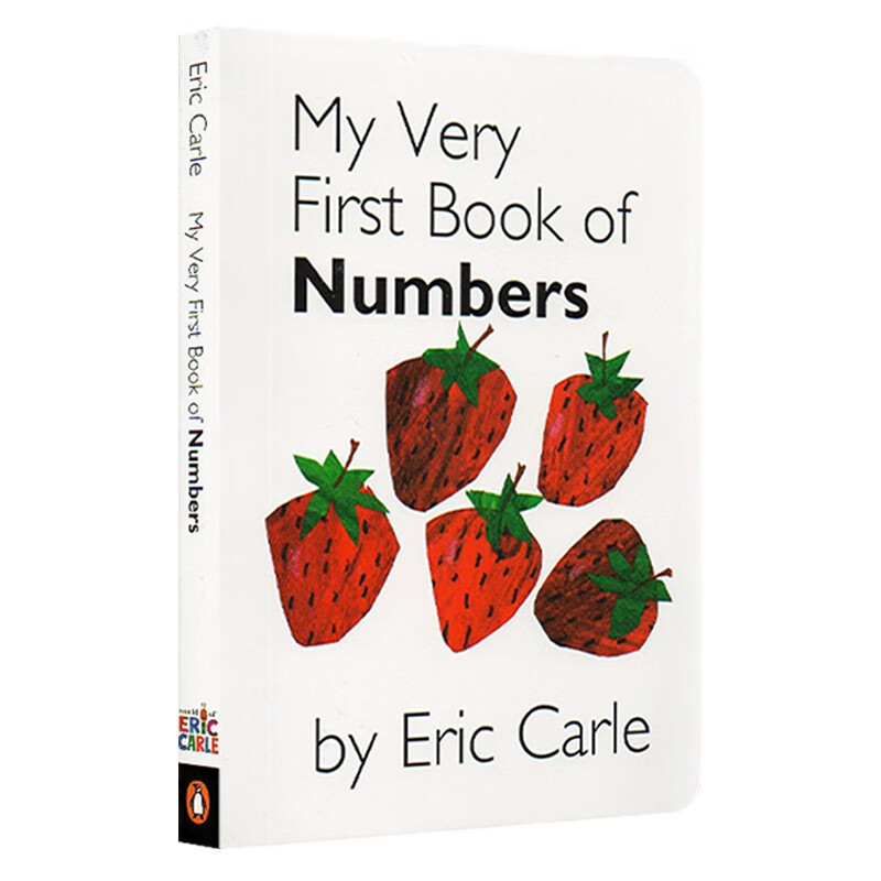 英文原版 My Very First Book of Numbers 上下翻页配对纸板书 艾瑞卡尔 Eric Carle 低幼认知启蒙 英语单词学习 亲子互动图画书\x0a . 绿山墙图书