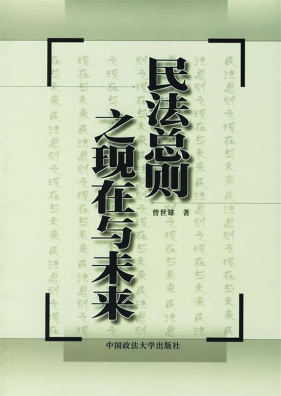 民法总则之现在与未来