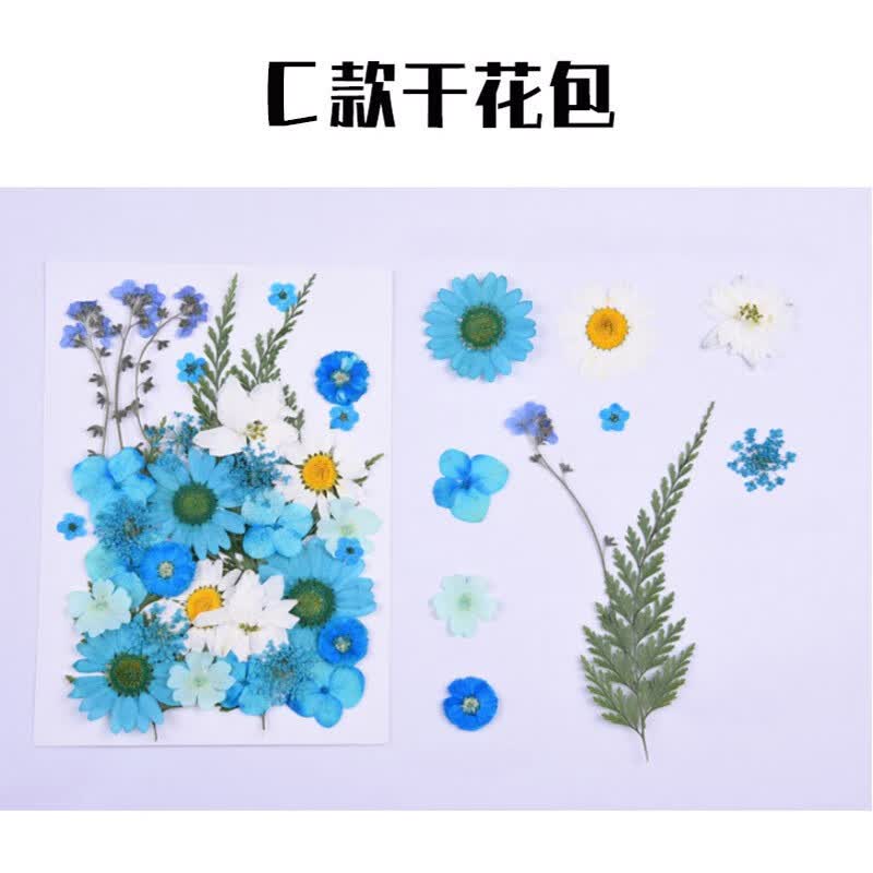 创意手工制作生日贺卡小众手写diy空白明信片教师节送老师女朋友 C款干花包