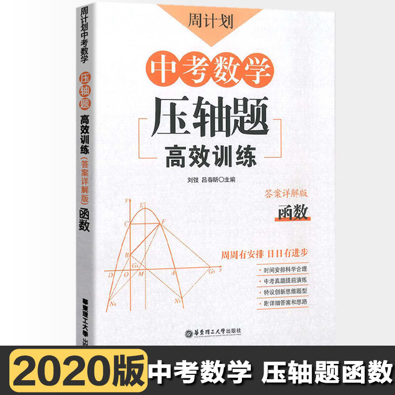 周计划中考数学压轴题高效训练(函数) 初中数学函数专题 九年级中考数学知识点归纳练习题真题专项突破