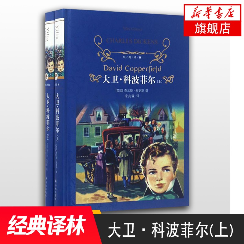 大卫.科波菲尔上下两册套装 狄更斯著 近代现代文学世界名著 译林学生课外读物