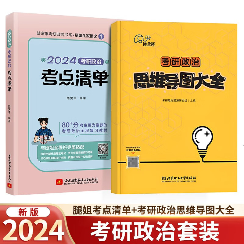 2024考研政治腿姐【考点清单】+考研政治思维导图大全