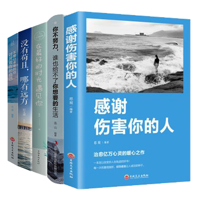 全5册没有苟且哪有远方感谢所有伤害你的人在最好的时光遇见你不努力谁也给不了你想要的生活