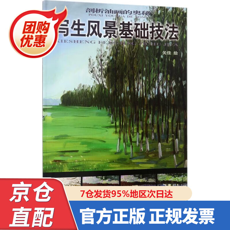 【新书】写生风景基础技法剖析油画的奥秘 关佳 绘 9787554707395 天津杨柳青画社