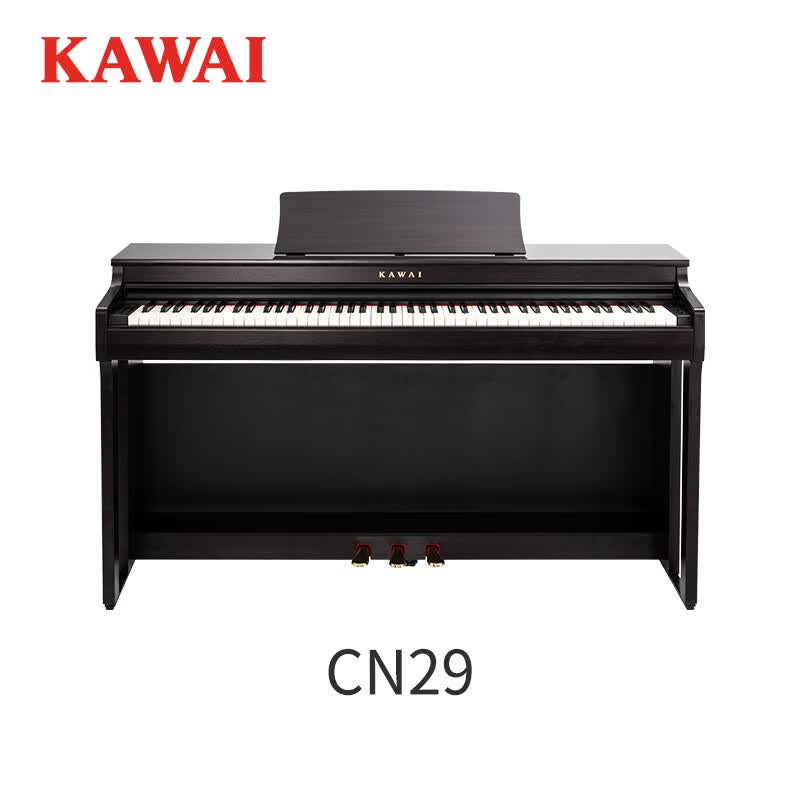 KAWAI卡瓦依CN29CN201立式88键重锤电钢琴卡哇伊家用专业象牙 CN29+高级琴凳礼包